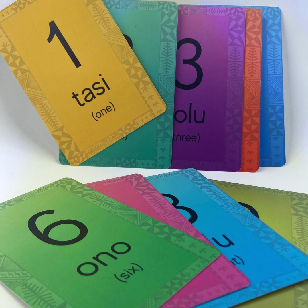 Samoan Numbers Flashcards - Etsy
