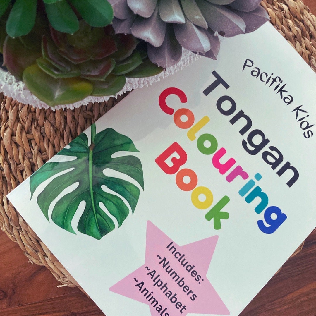 Tongan Colouring Book - Etsy