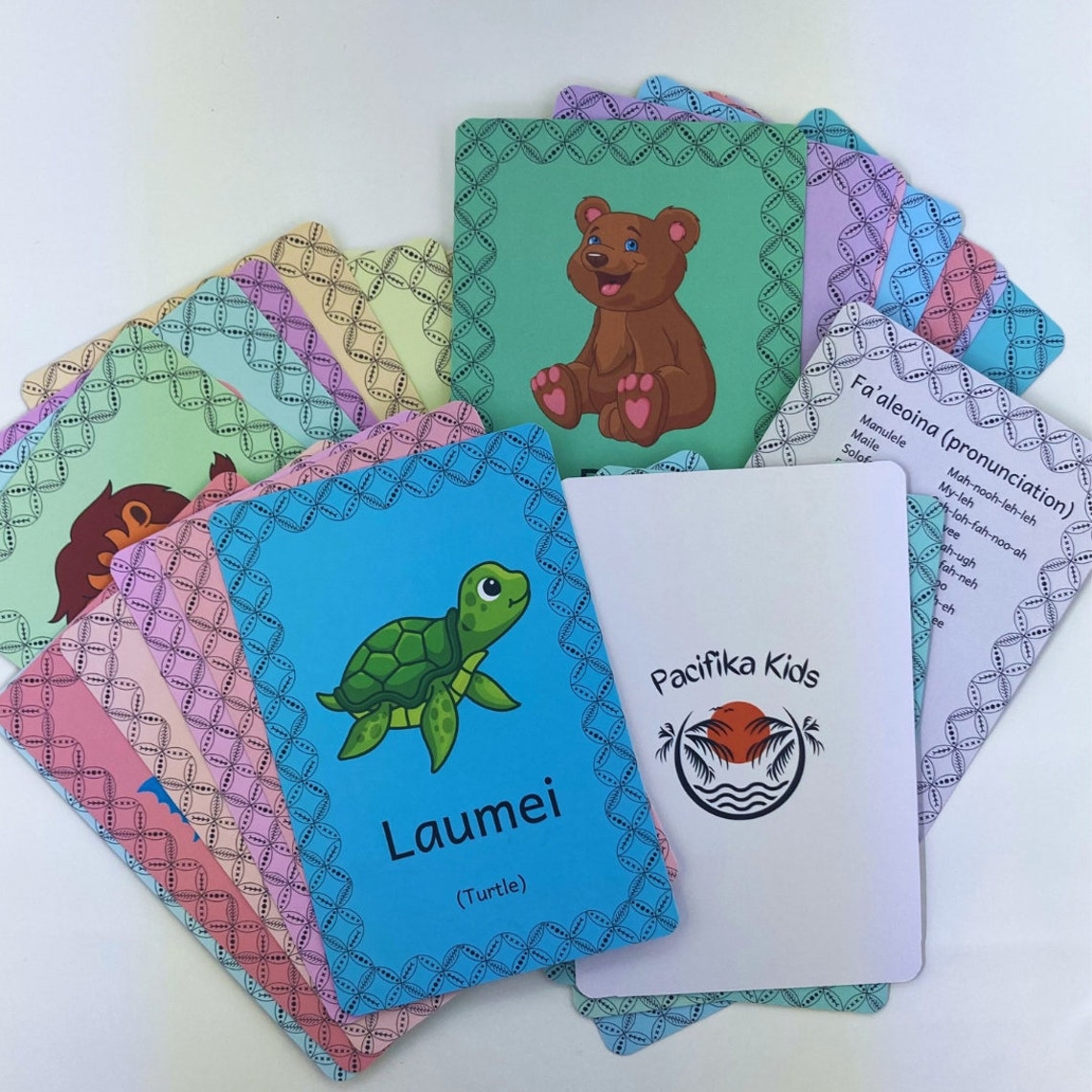 Samoan Animal Flashcards - Etsy