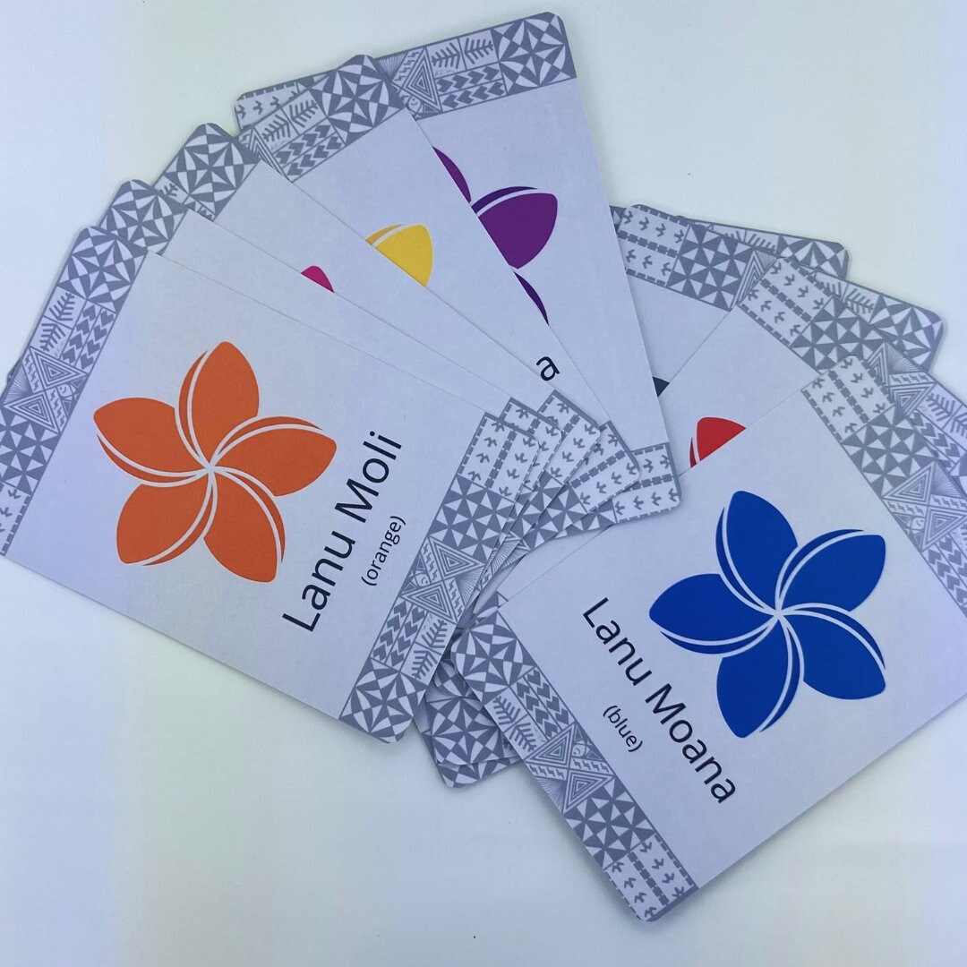 Samoan Colours Flashcards - Etsy