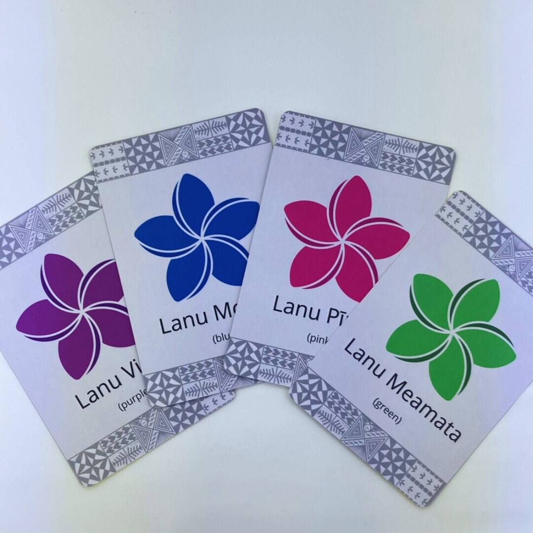 Samoan Colours Flashcards - Etsy