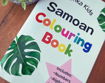 Samoan Colouring Book - Etsy