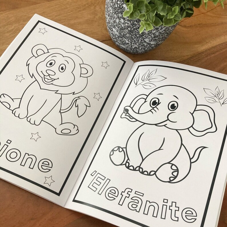 Tongan Colouring Book - Etsy