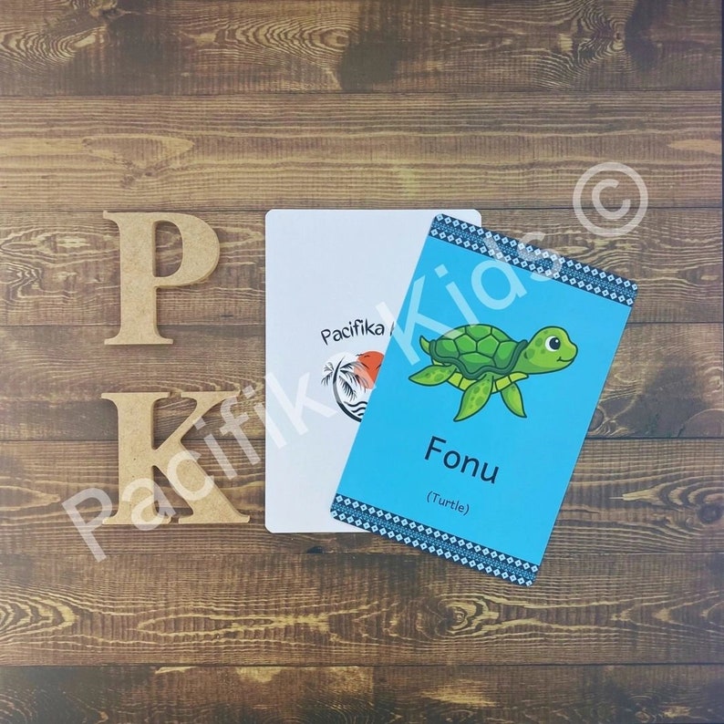 Tongan Animals Flashcards - Etsy