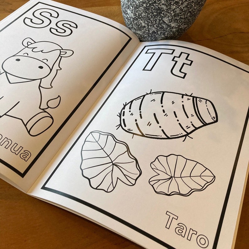 Samoan Colouring Book - Etsy