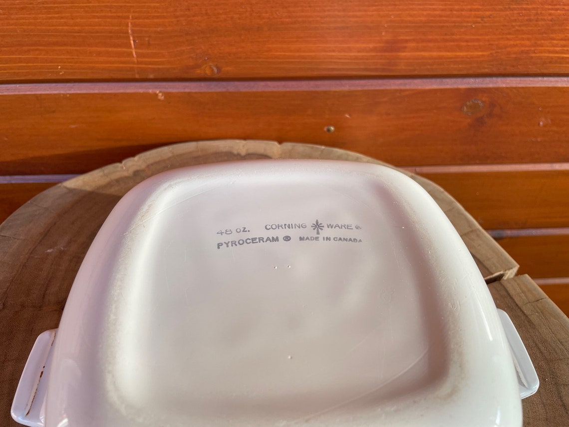 70s Pyrex/corningware Blue Flower Pattern 1qt Dish - Etsy