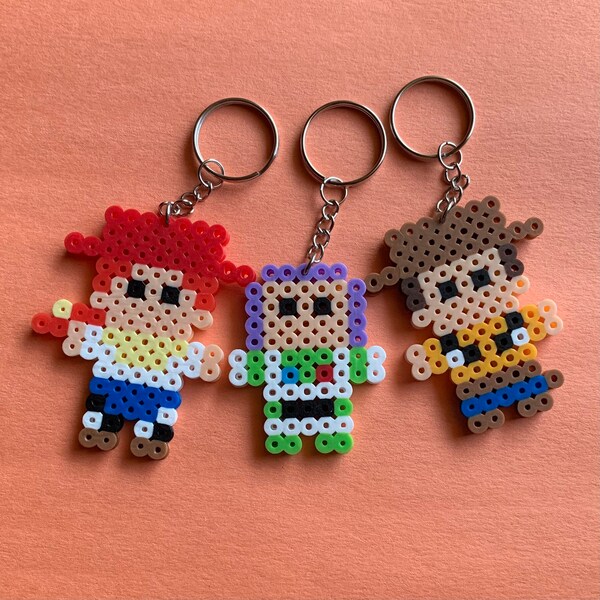 Perler Bead Keychain - Etsy