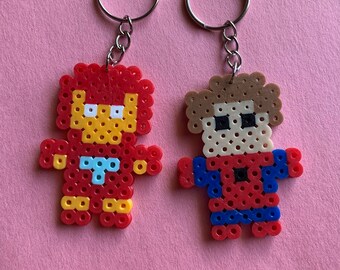 Iron Man Perler Bead - Etsy