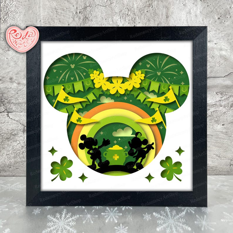 Saint Patrick’s Day Shadow Box SVG, Svg for Cricut Projects, 3D Layered ...