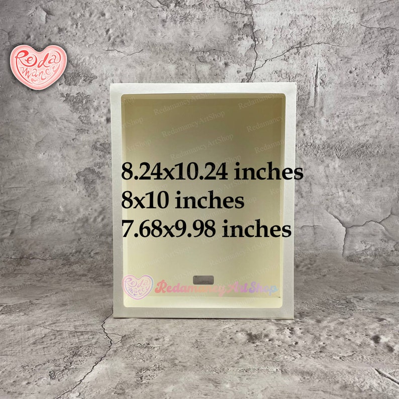 Shadow Box Frame SVG for Cricut Projects, Square Frame Svg, Rectangle ...