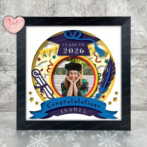 Graduation Shadow Box SVG , Svg for Cricut Projects, 3D Layered SVG ...