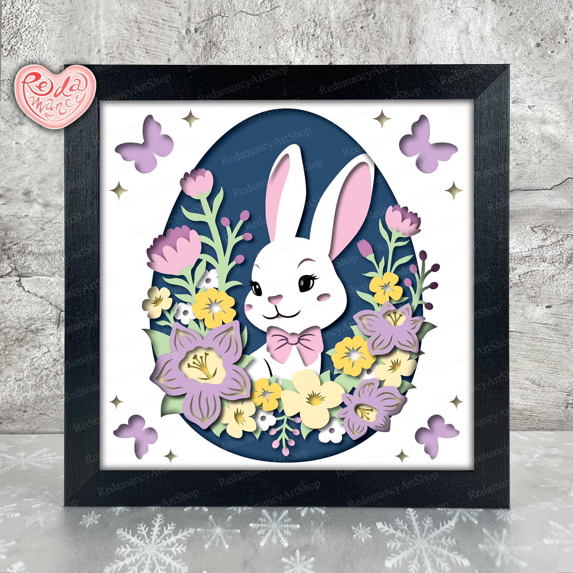 Easter Shadow Box SVG, Svg for Cricut Projects, 3D Layered SVG, Easter ...