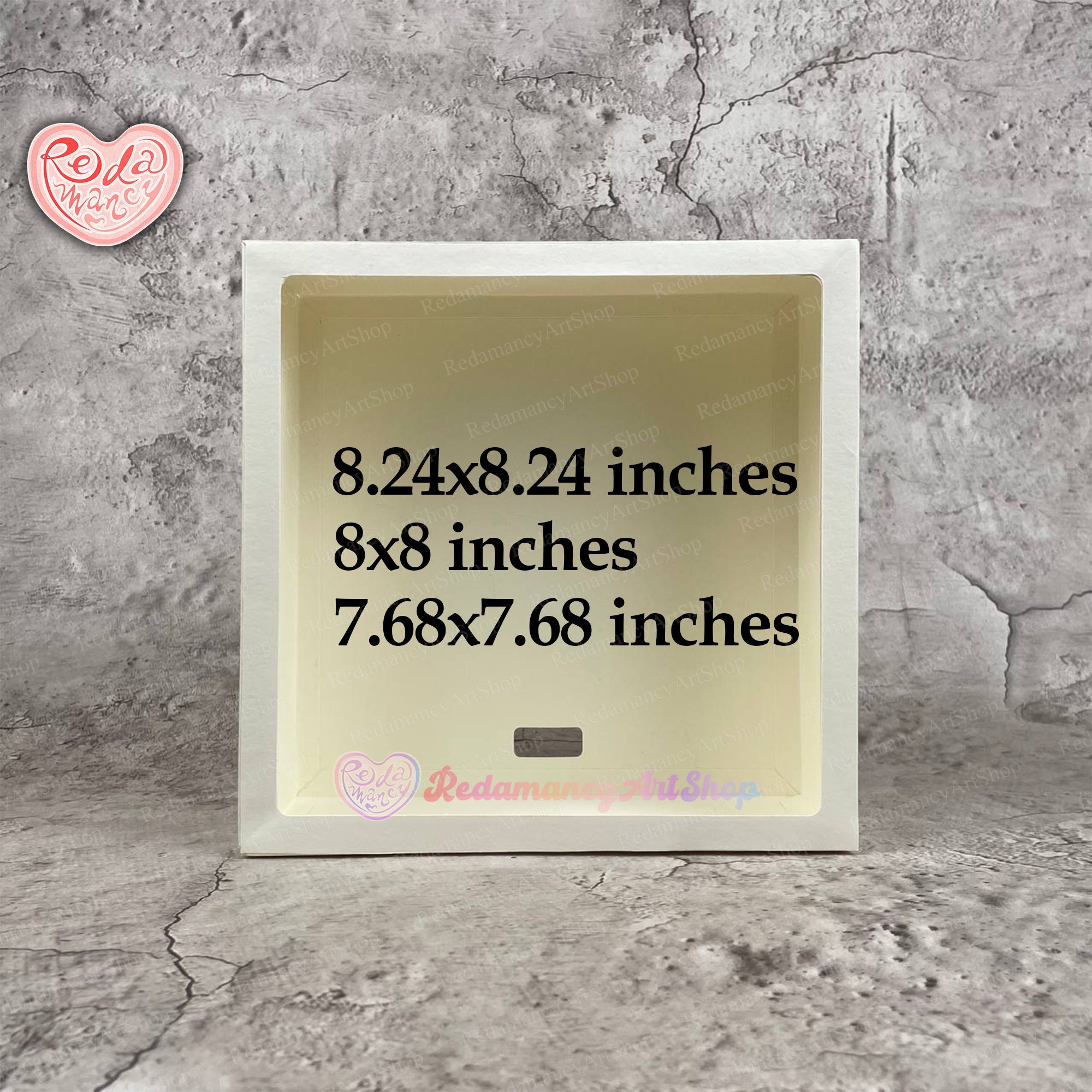 Shadow Box Frame SVG for Cricut Projects, Square Frame Svg, Rectangle ...