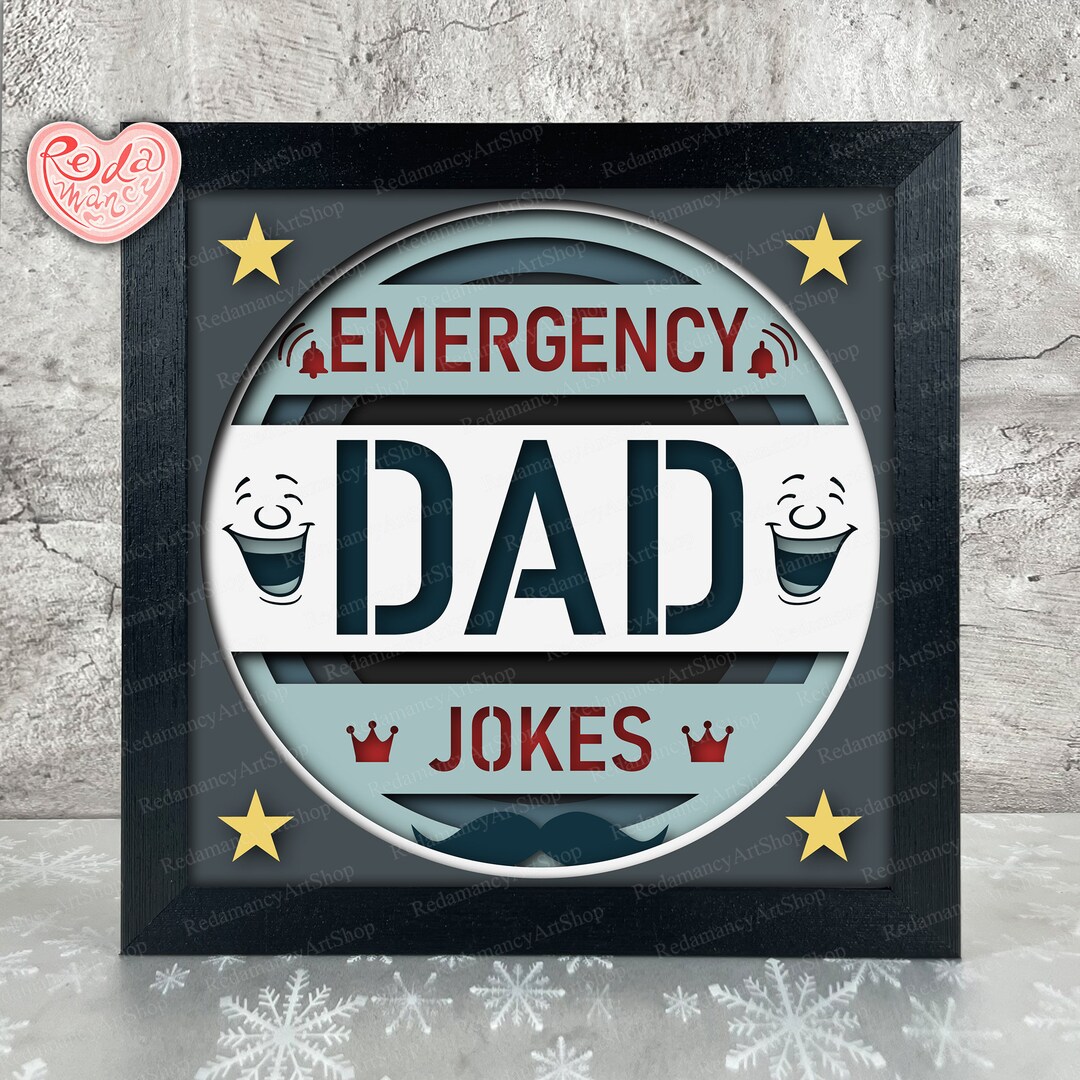 Happy Father's Day Shadow Box SVG, Svg for Cricut Projects, 3D Layered ...