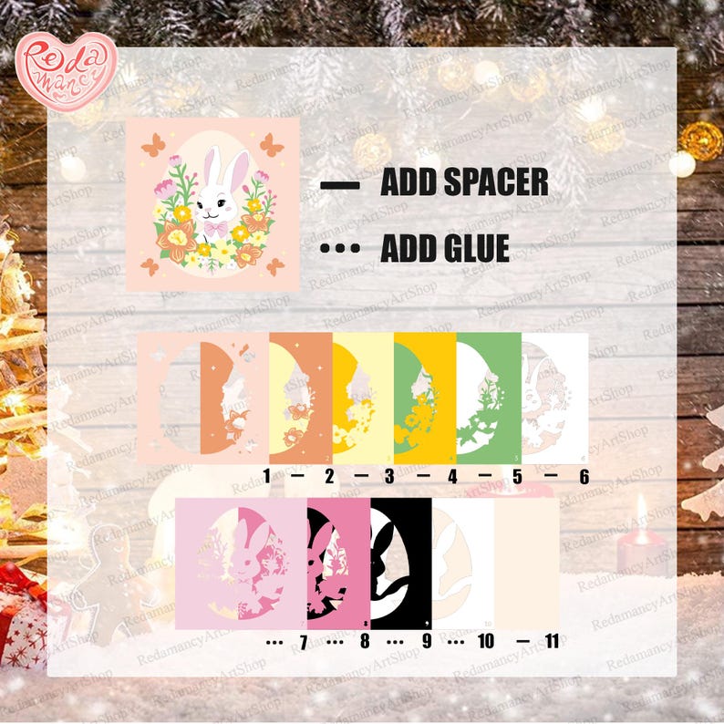 Easter Shadow Box SVG, Svg for Cricut Projects, 3D Layered SVG, Easter ...