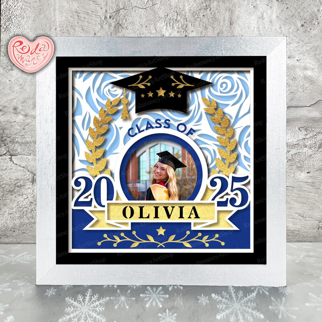 Graduation Shadow Box SVG , Svg for Cricut Projects, 3D Layered SVG ...