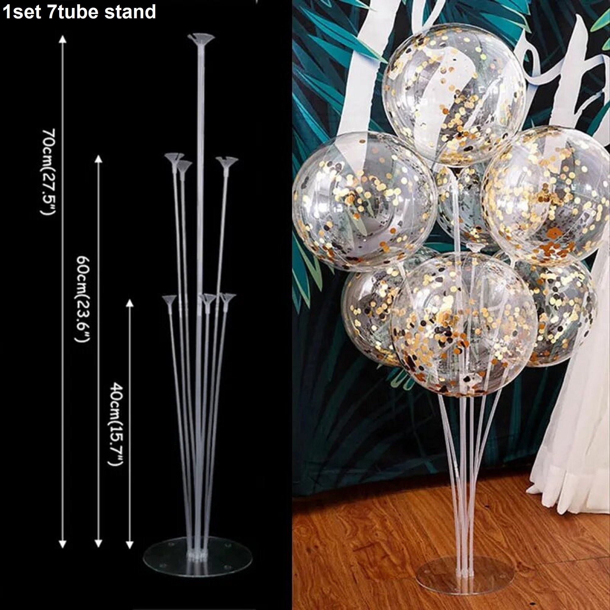 1/2 Set Latex Balloon Holder Balloons Stand Column Metallic - Etsy