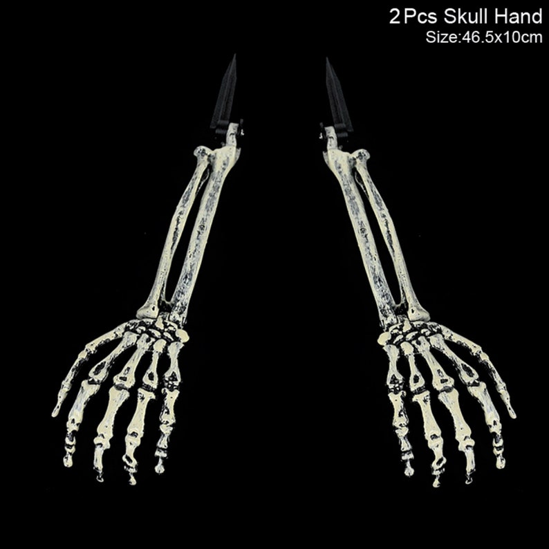 Realistic Skull Skeleton Head Human Hand Arms Use for - Etsy