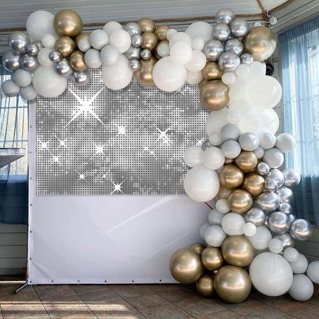 Glitter Dots Birthday Party Backdrop Wedding,anniversary Wall ...