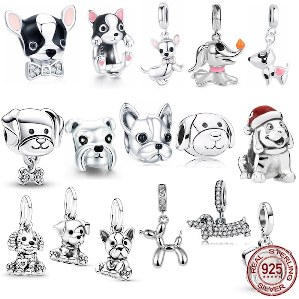 Dog Charm Bracelet - Etsy