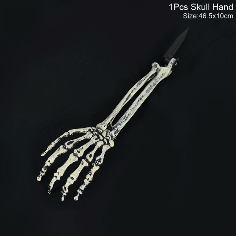Realistic Skull Skeleton Head Human Hand Arms Use for - Etsy