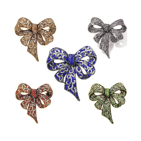 Bow Brooch - Etsy