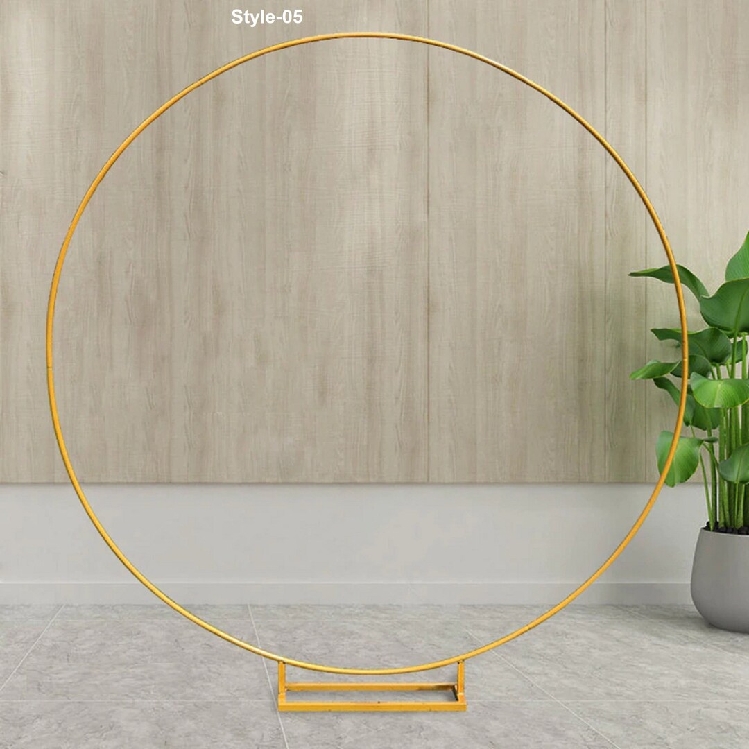 Circular Wedding Arch: Metal Balloon Hoop Stand, Party Decor - Etsy