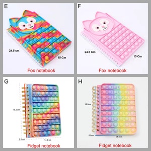 Fidget Toy Kids Toys Toddler Toys Notebook Fidget Toys Funko Pop Pop It ...