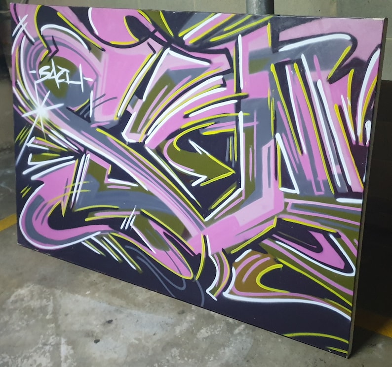 Skit by Skit - Graffiti Piece Street Art - Original Artwork - Large ...