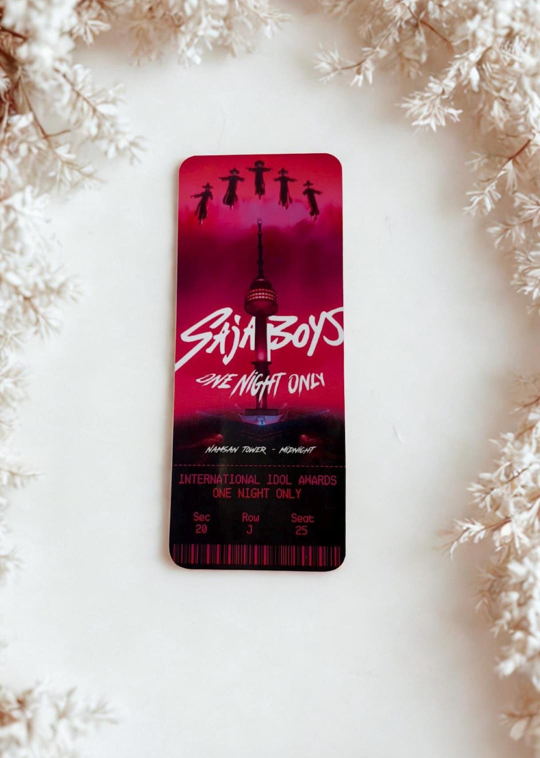 Saja Boys Ticket Bookmark - Etsy