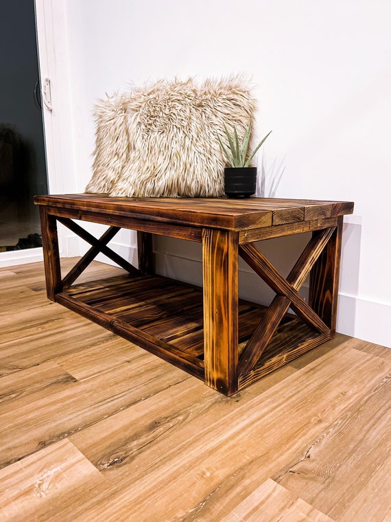 Rustic Wood Coffee Table - Etsy