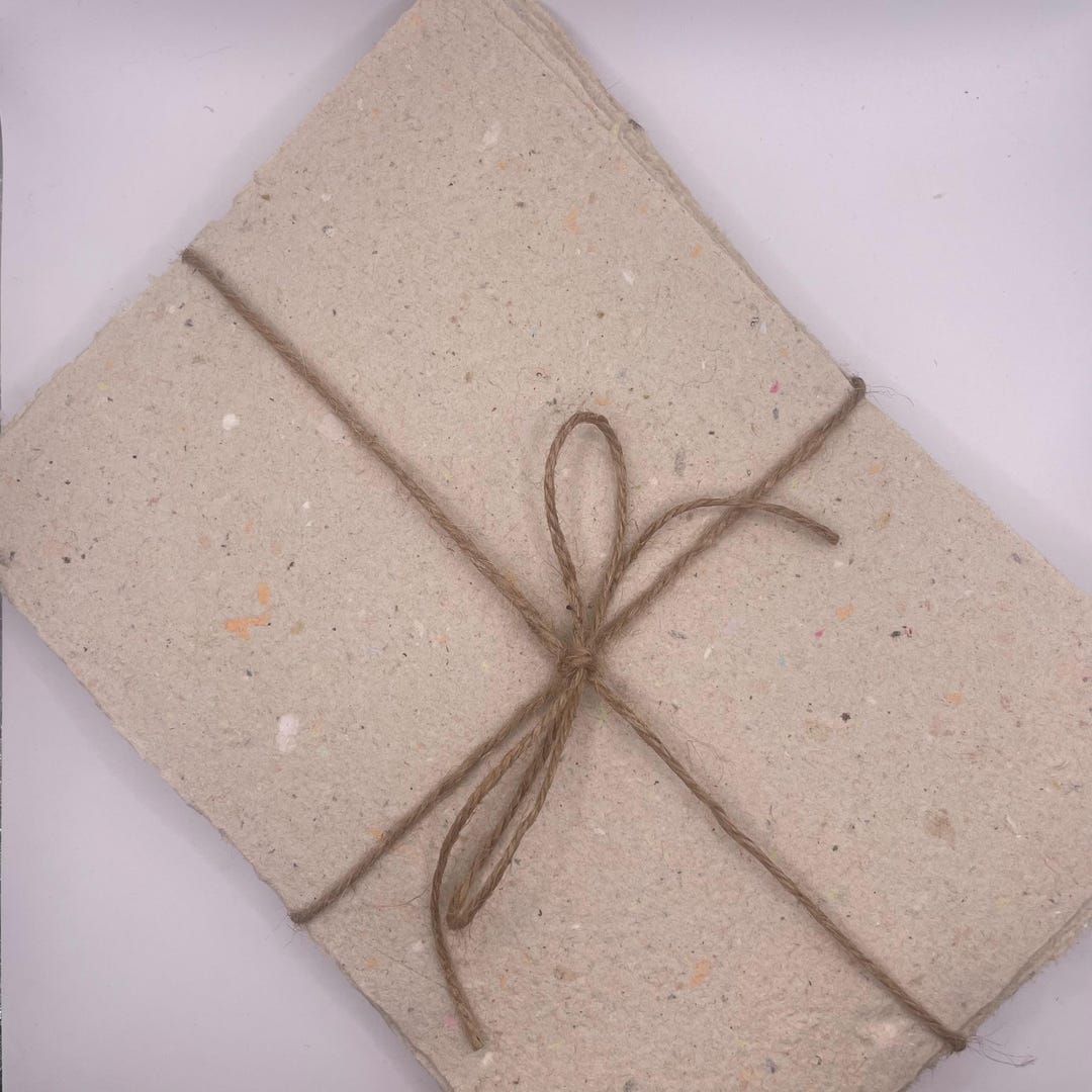 Handmade Recycled A5 Deckle Edge Paper: Scrapbooking, Collage Supply - Etsy