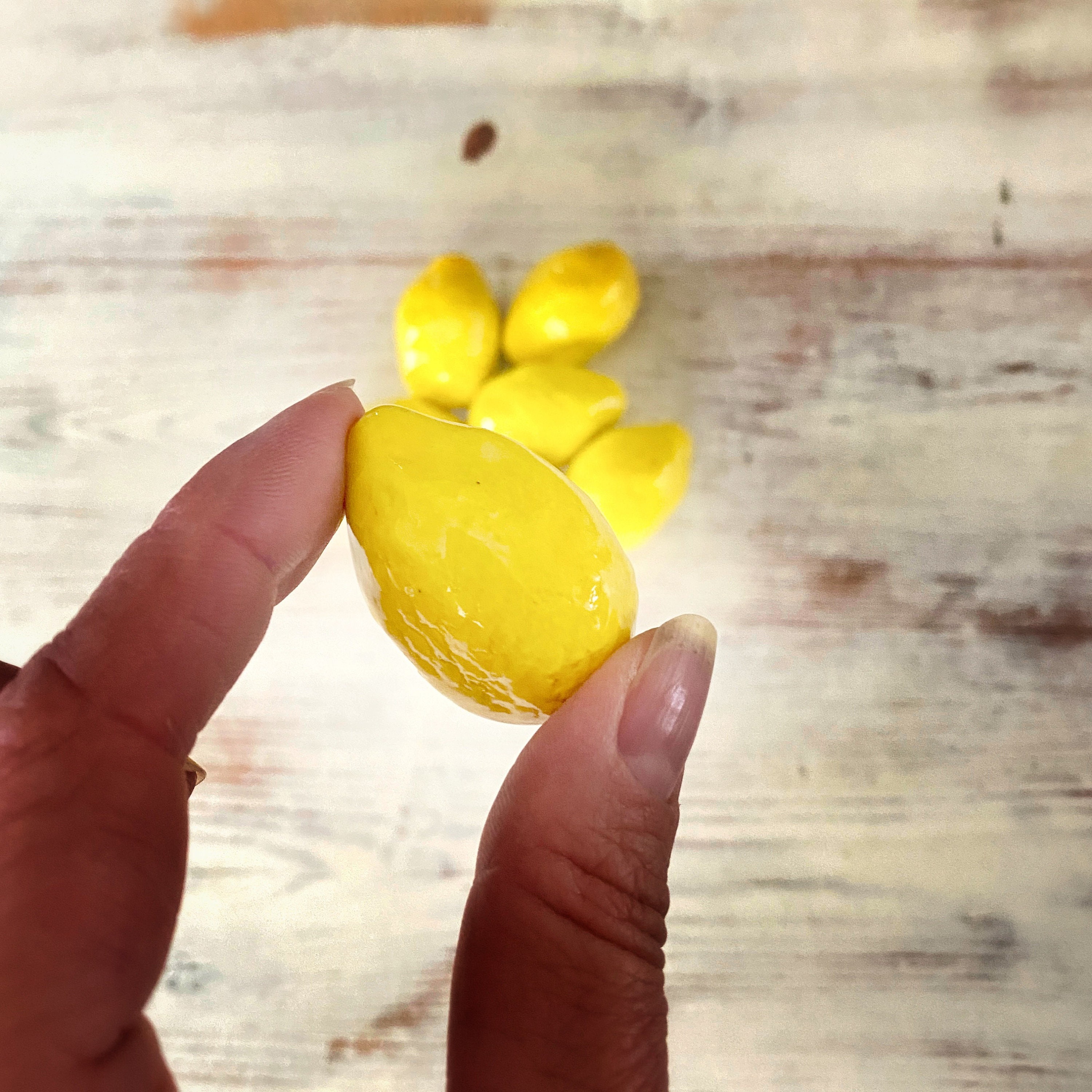 Ceramic Mini Lemons Set Yellow Citrus Fruit Kitchen Home Decor - Etsy