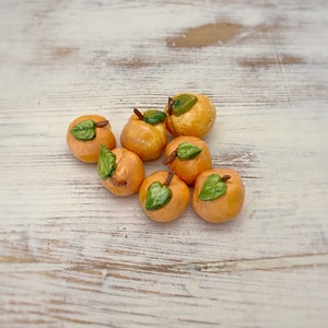 Ceramic Mini Apricots Stone Fruit Kitchen Home Decor Handmade Porcelain ...