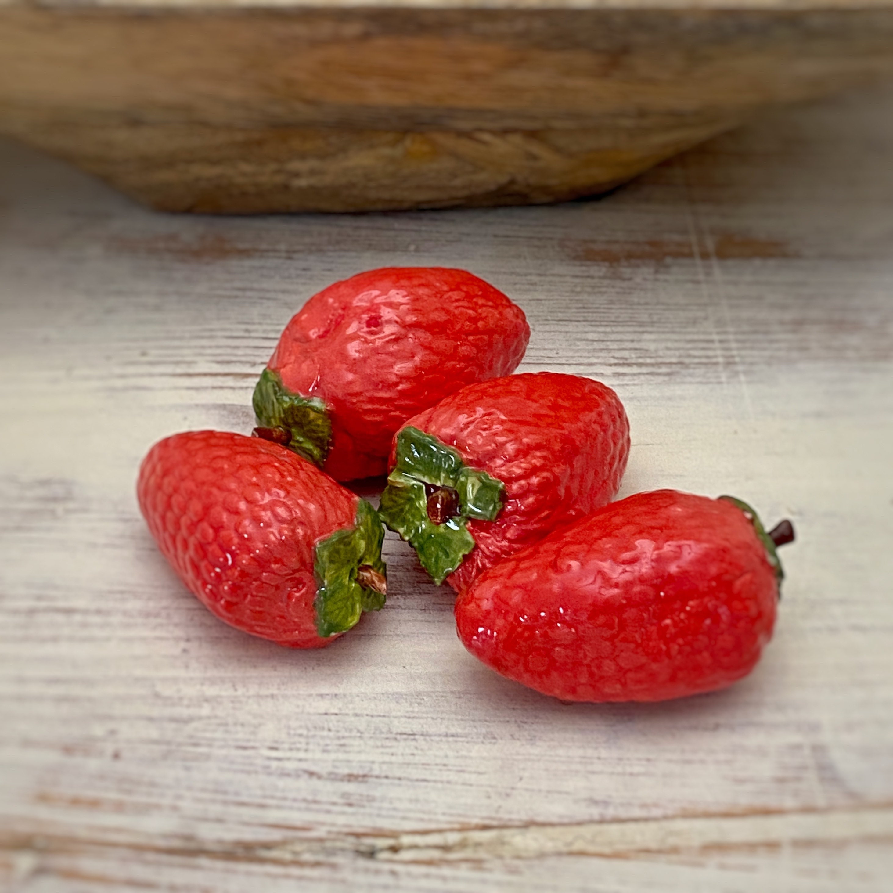 Ceramic Strawberries Kitchen Home Decor Handmade Fruit Food Pottery - Etsy