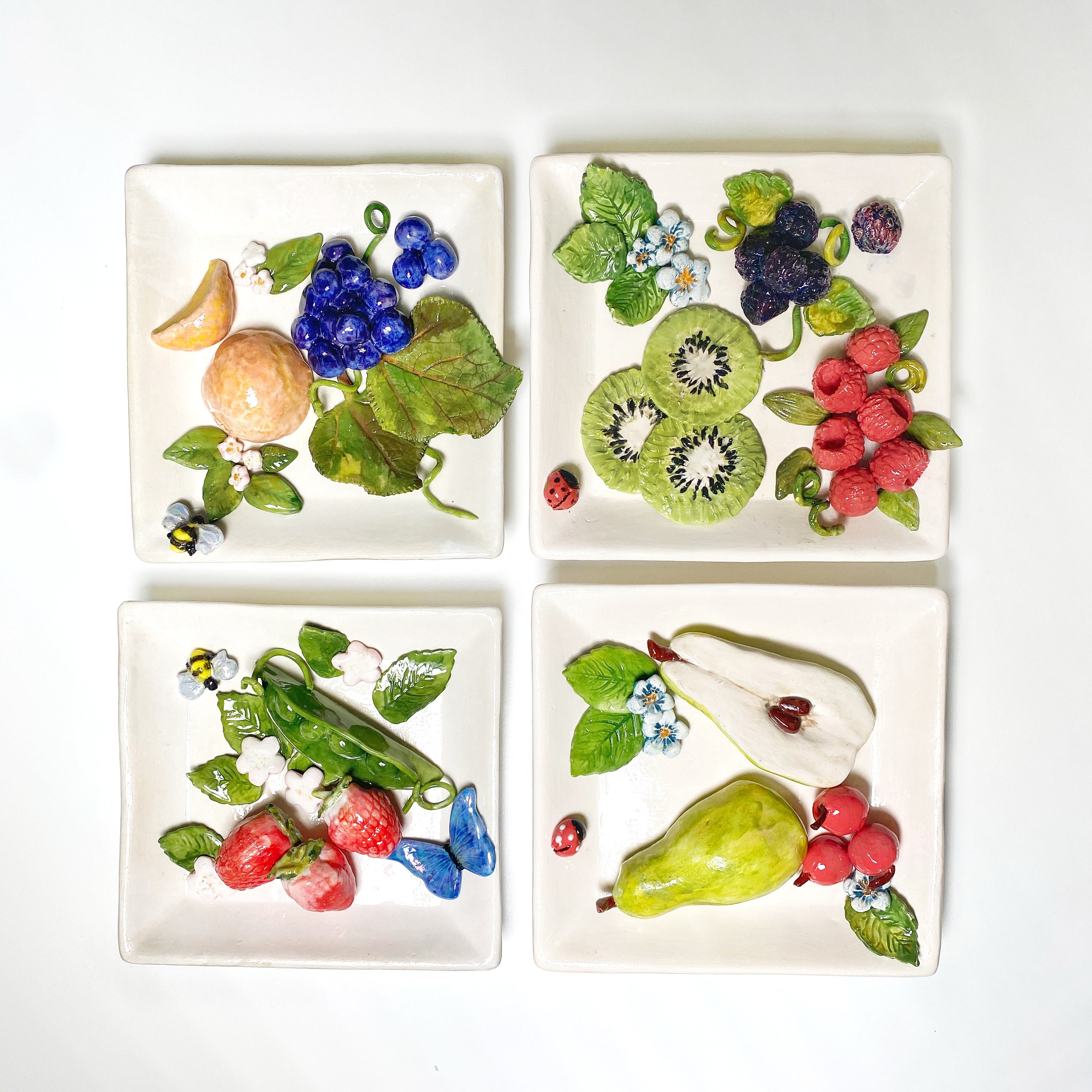 Ceramic Vegetable Dish Plate Plaque Kitchen Home Decor Radish - Etsy