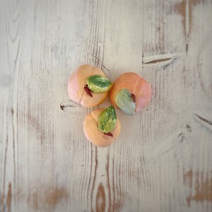 Ceramic Apricots Matte Stone Fruit Kitchen Home Decor Handmade Clay ...