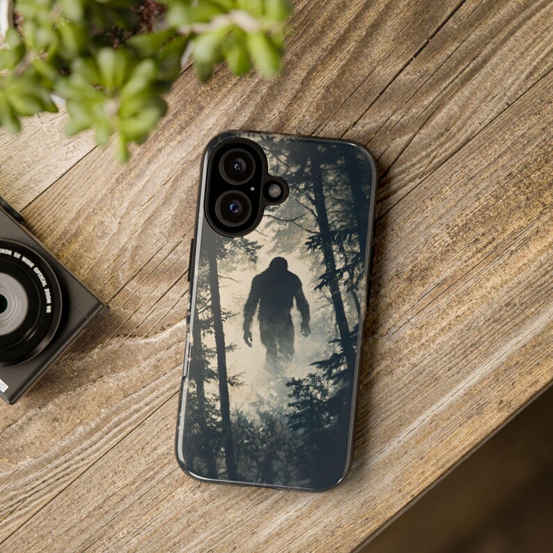 Big Foot Silhouette Phone Case, Sasquatch Cover for iPhone 15 Pro Max 14 13 12 11 XR XS 8 ...
