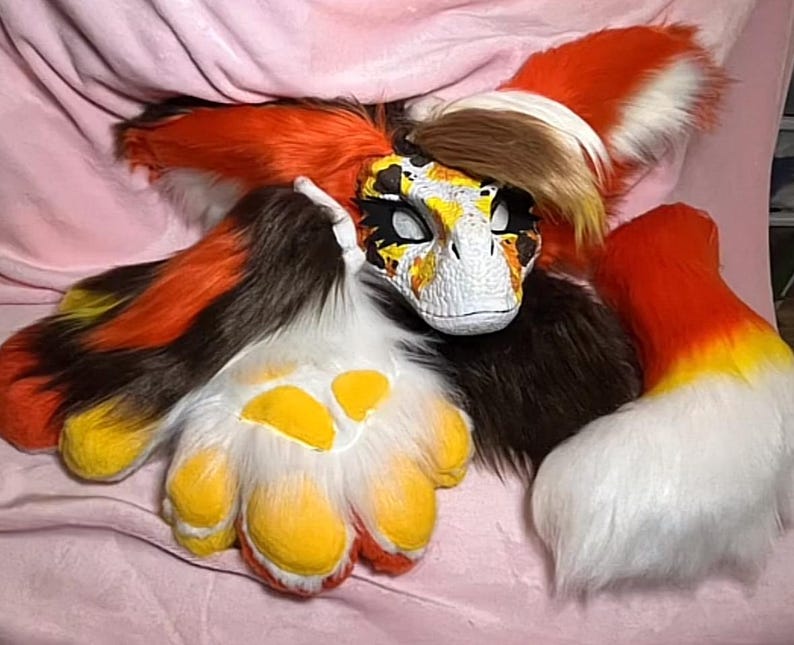 Fursuit Partial Hq Made by FAMOUS FURSUIT MAKER Japanese Koi Fish - Etsy