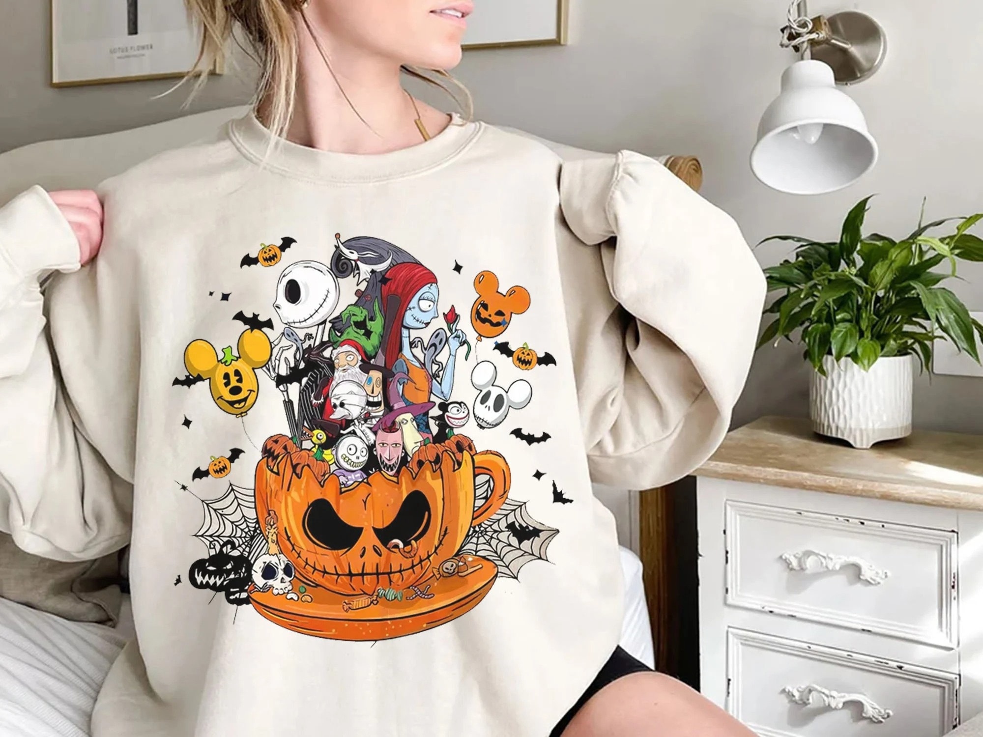 Disney Halloween Sweatshirt, Nightmare Before Christmas Sweatshirt ...