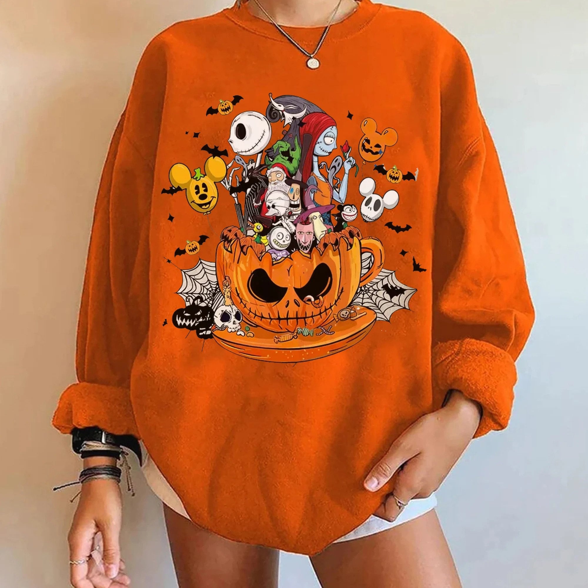 Disney Halloween Sweatshirt, Nightmare Before Christmas Sweatshirt ...