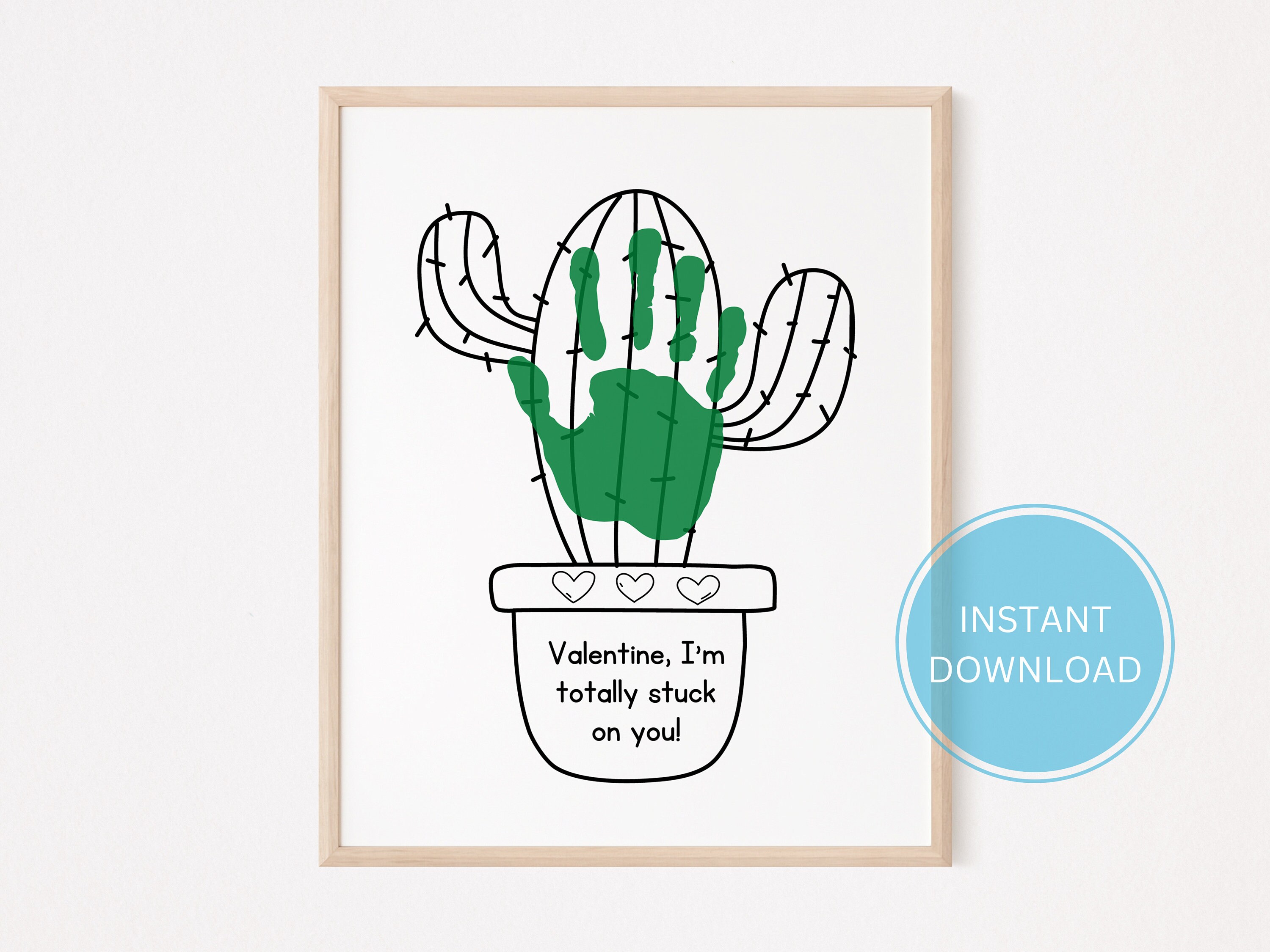 Valentine's Day Handprint Craft, Valentine's Keepsake, Kids Craft ...