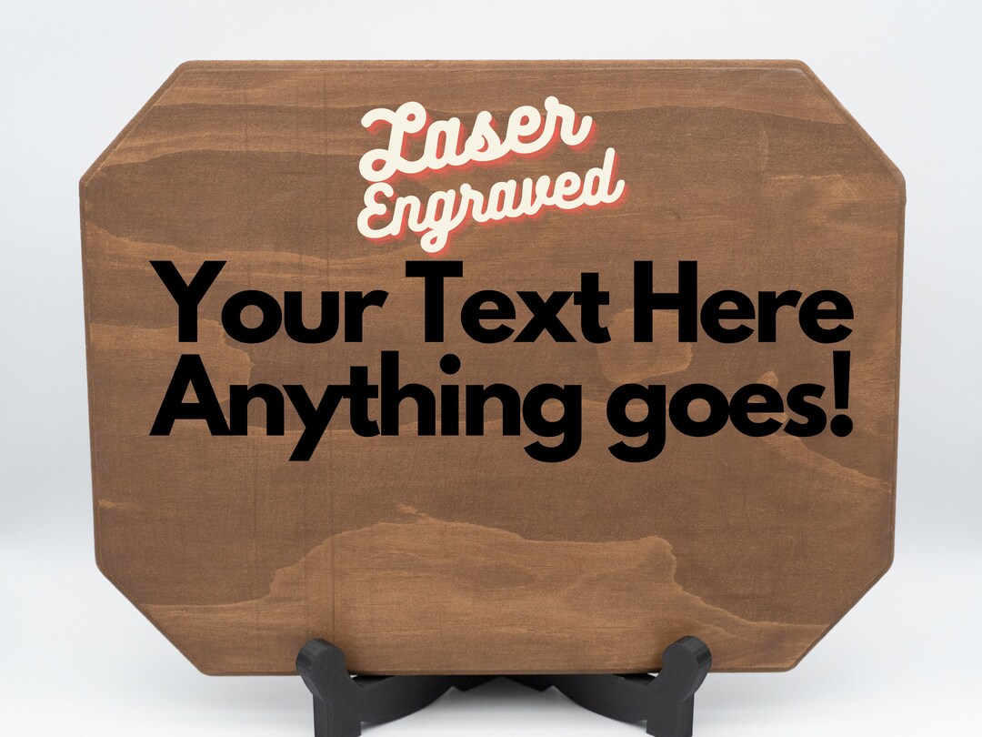 Custom Laser Engraved Wooden Sign Wedding Sign for Hanging - Etsy