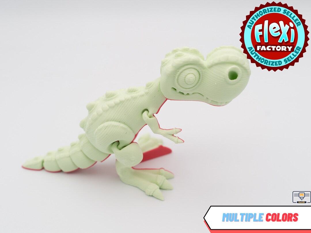 Flexi T-rex Dinosaur high Definition Articulated Fidget Toy Animal Toy ...
