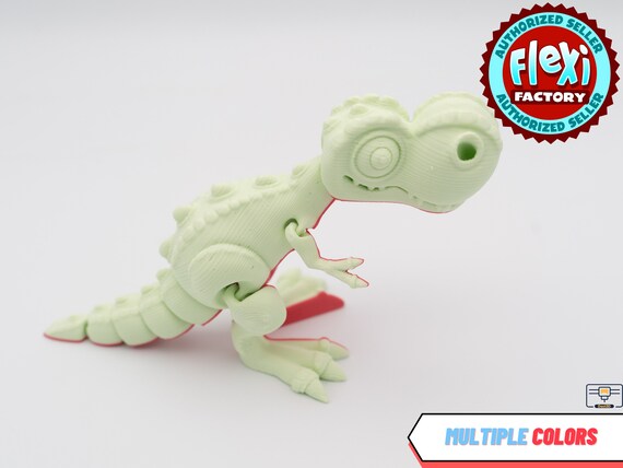 Flexi T-rex Dinosaur high Definition Articulated Fidget - Etsy