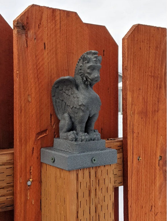 Gargoyle Post Caps - Etsy