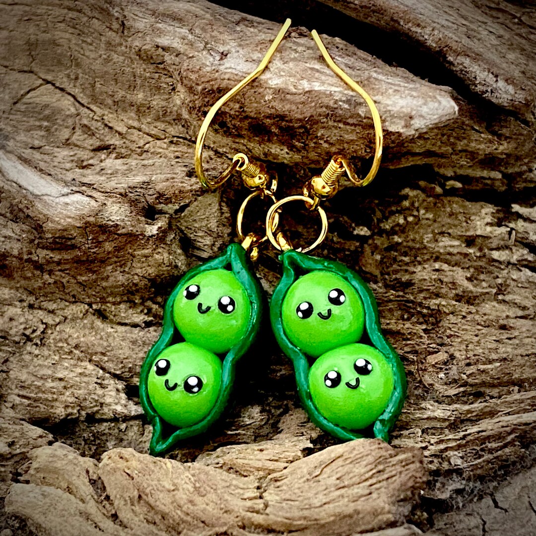 Peas in a Pod Earrings | Two Peas in a Pod Earrings | Pea Earrings ...