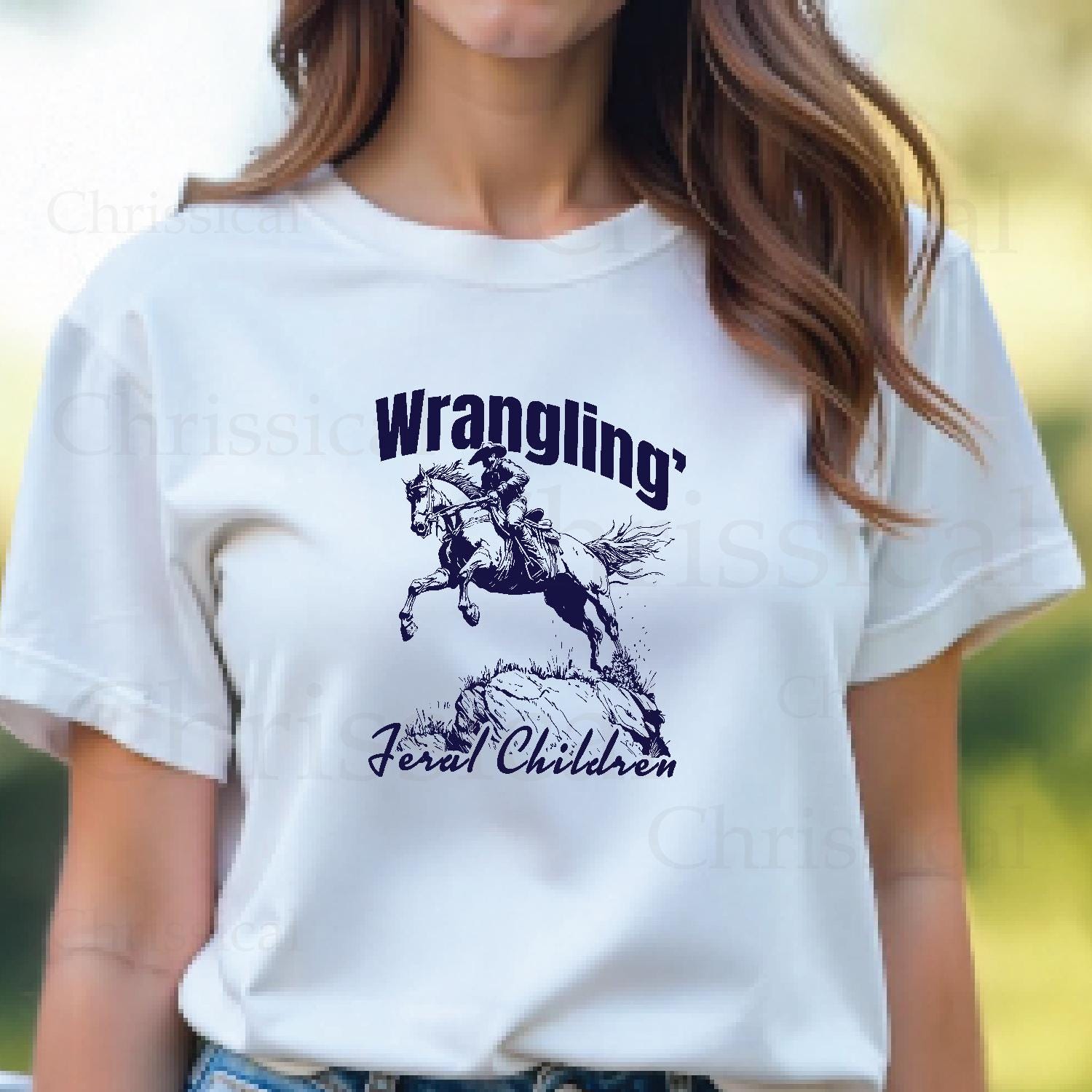 Wrangling Feral Children Png, Southern PNG, Country PNG, Funny Mom Png ...