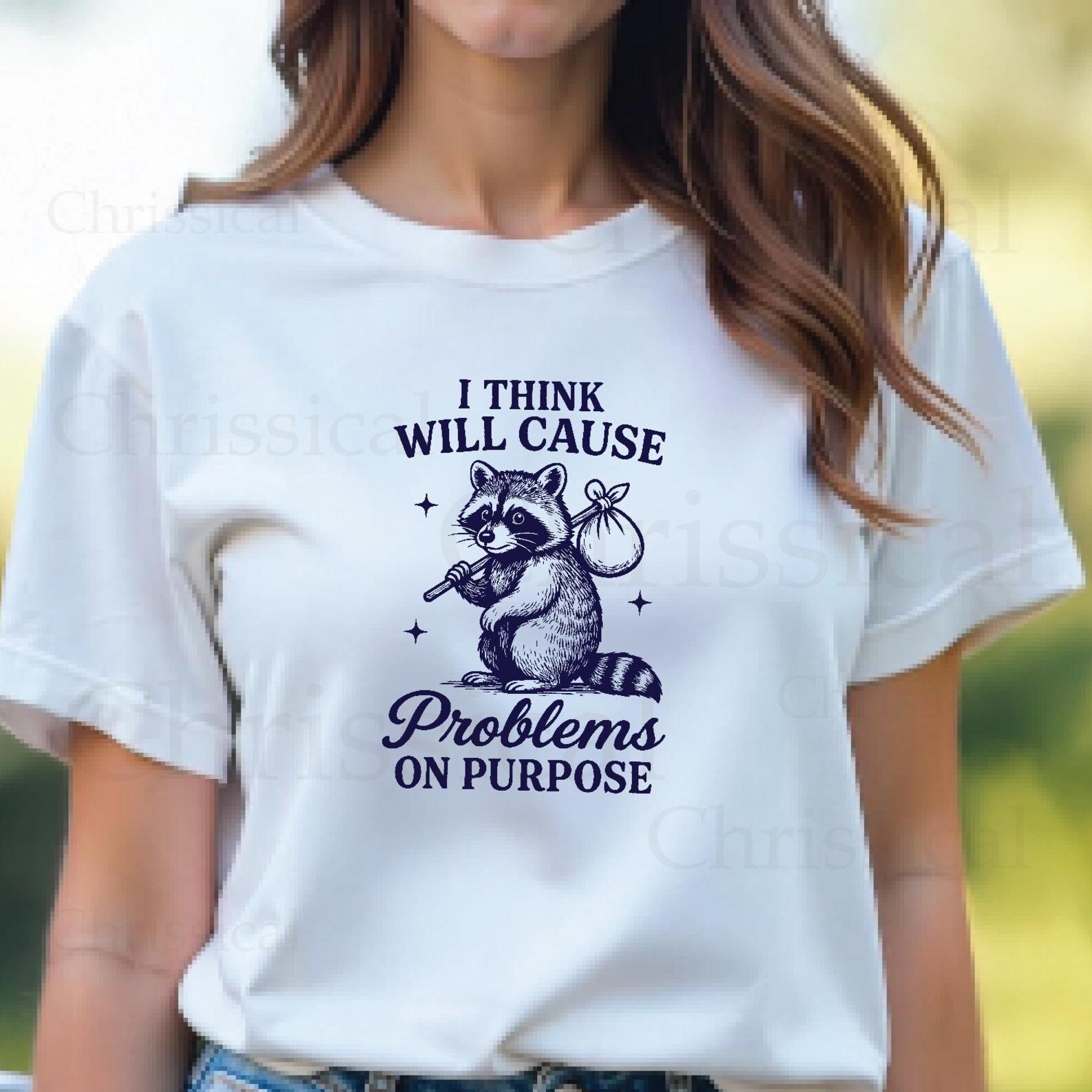 I Think I Will Cause Problems on Purpose, SVG PNG, Vintage Retro Funny ...