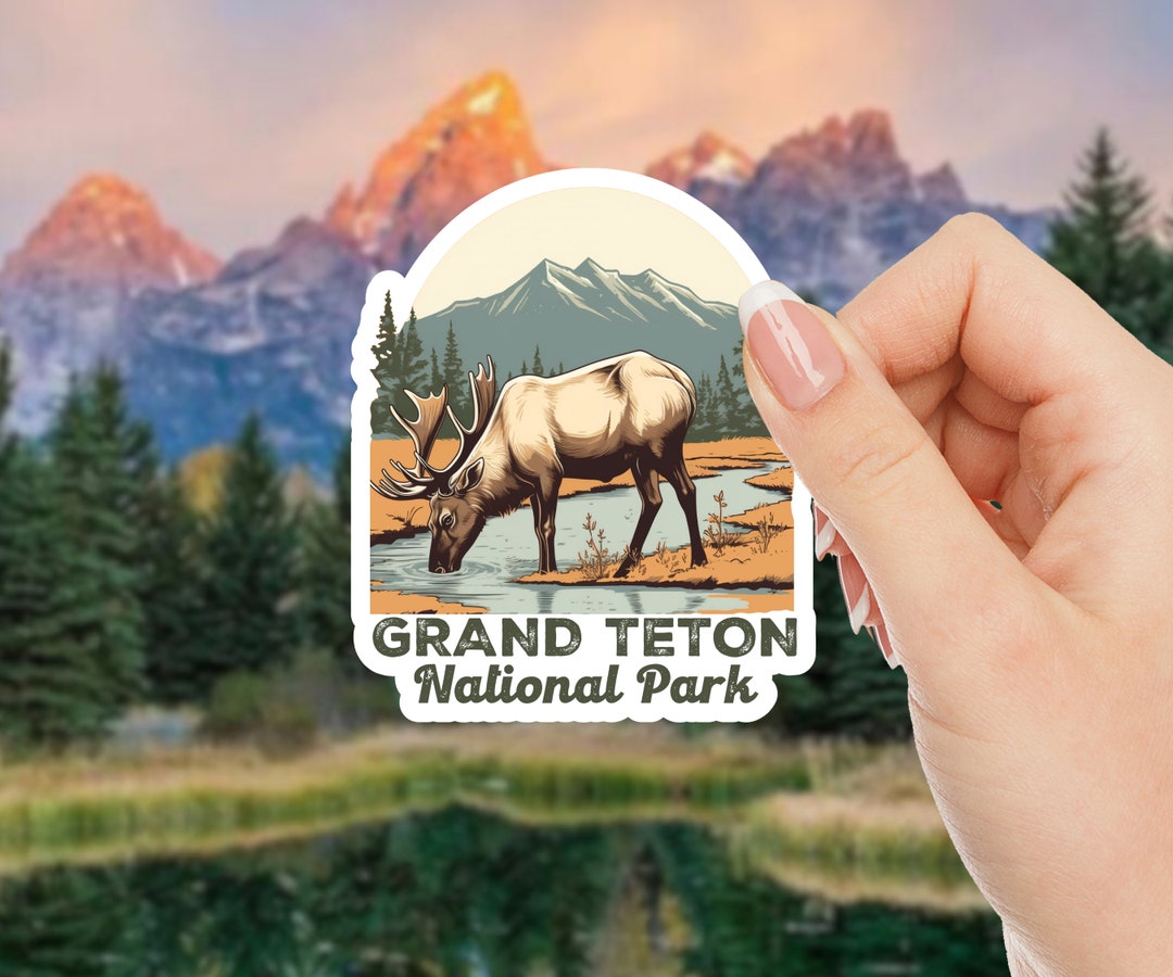 Grand Teton National Park Sticker | Outdoors, National Parks, Travel ...